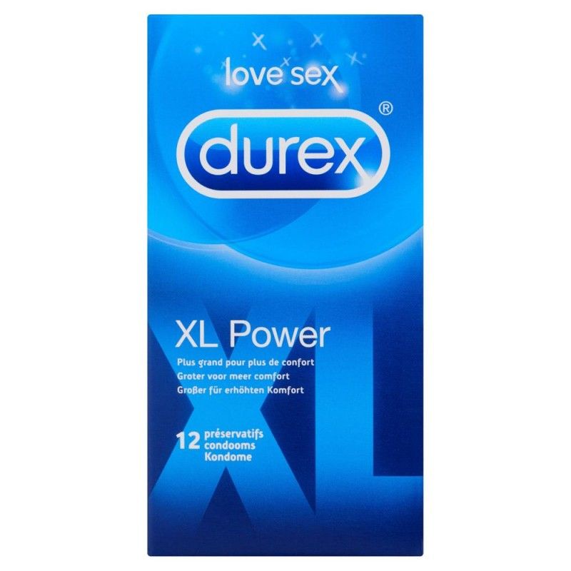 Buy Durex - XL Power Condoms 12's Pack — Online Shop — Take Toys Hong ...